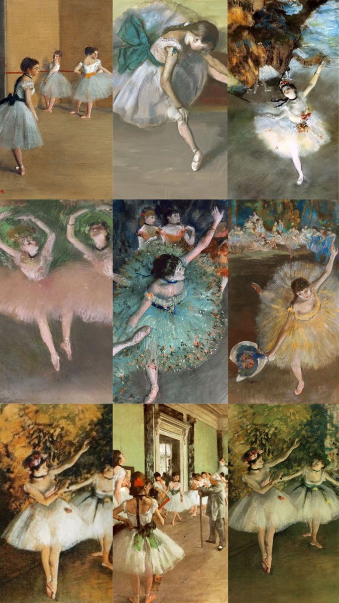Les danseuses de Degas … – Plumes pointes palettes et partitions